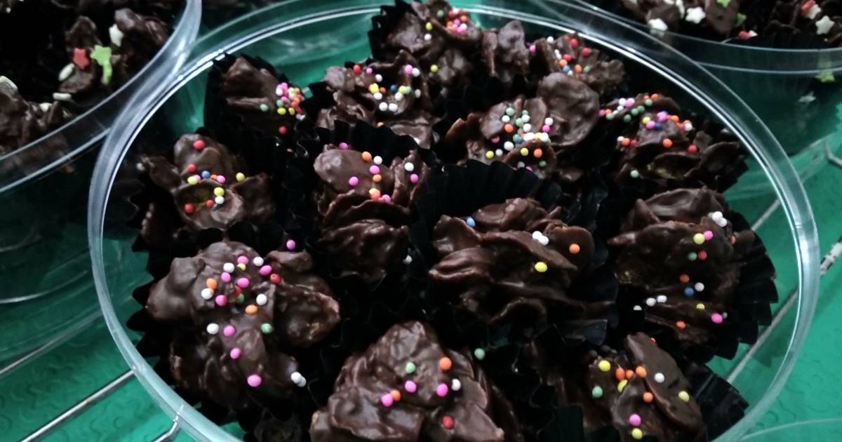 Resep Cornflake Almond Chocolate oleh Noni Winanda - Cookpad