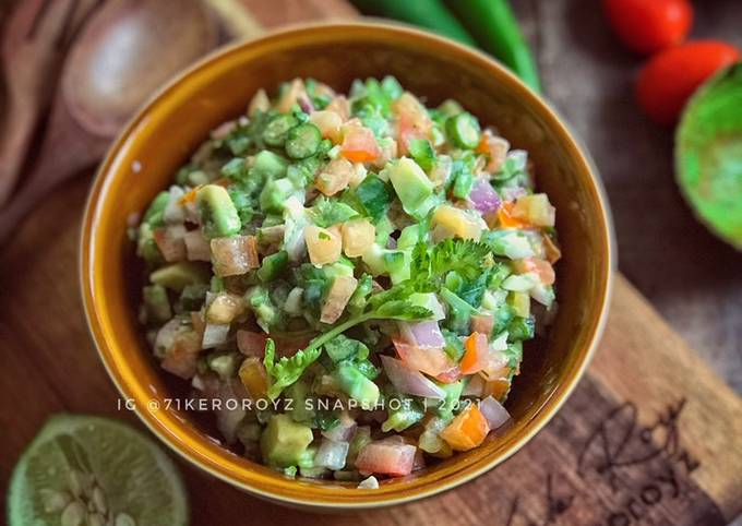 Resipi 🇲🇽 PICO de GALLO with AVOCADO oleh Keroroyz Royz - Cookpad
