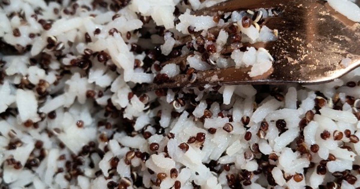 Arroz Graneado Con Quinoa Roja Receta de Paola- Cookpad