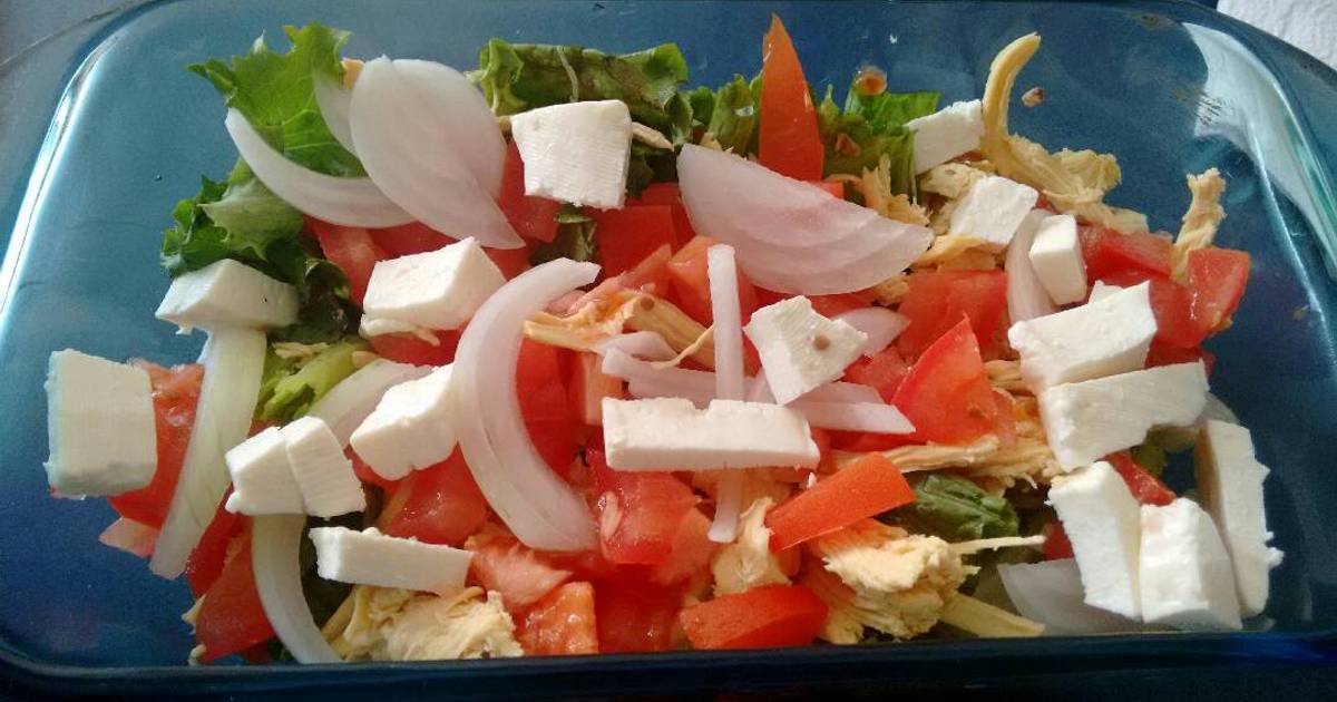 Ensalada de pollo con escarola rizada - 5 recetas caseras- Cookpad