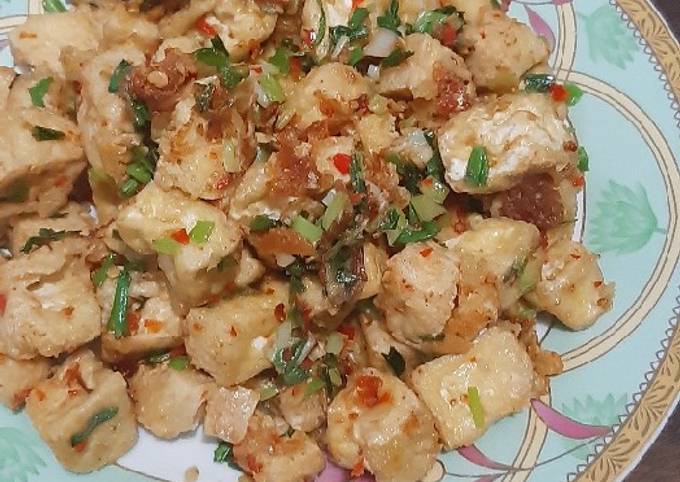 Resep Tahu cabe garam oleh nuning - Cookpad