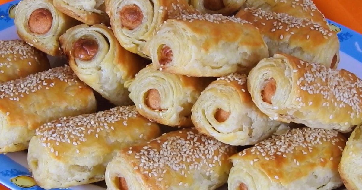 Sausage Rolls With Homemade Puff Pastry Recipe by Aphrodite Vlavogelaki ...