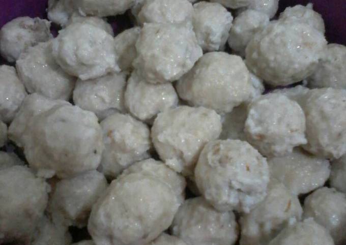 Resep Bakso Ayam Jamur oleh Renny Jonas - Cookpad