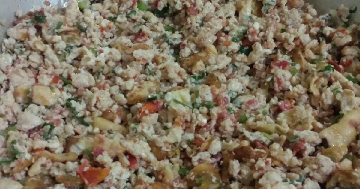 Scrambled Fried Mayai Recipe by Sir Davynition - Cookpad