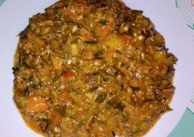 Miyan ganye girki daga Zara'u Bappale Gwani - Cookpad