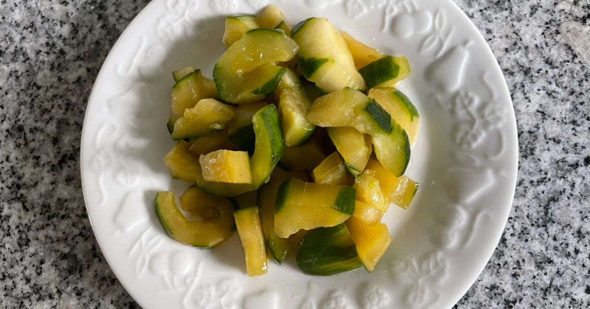 Pepino Encurtido Con Limón Al Estilo Japón (キュウリの浅漬け) Recipe by Akemi ...