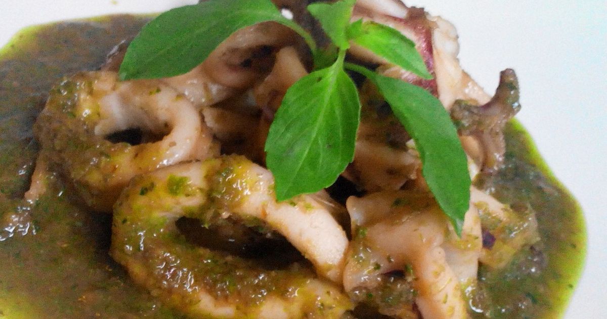 Resep Cumi Bumbu Hijau oleh Ita Maryam - Cookpad