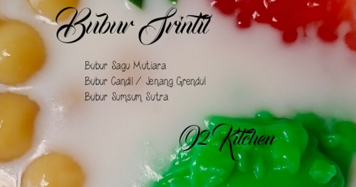 Resep jenang candil bubur sum sum rumahan enak dan mudah - Cookpad