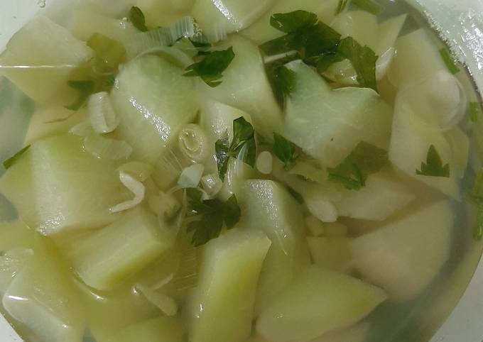 Resep Sayur bening labu air oleh 👩‍🍳Dapur Fitria👩‍🍳 - Cookpad