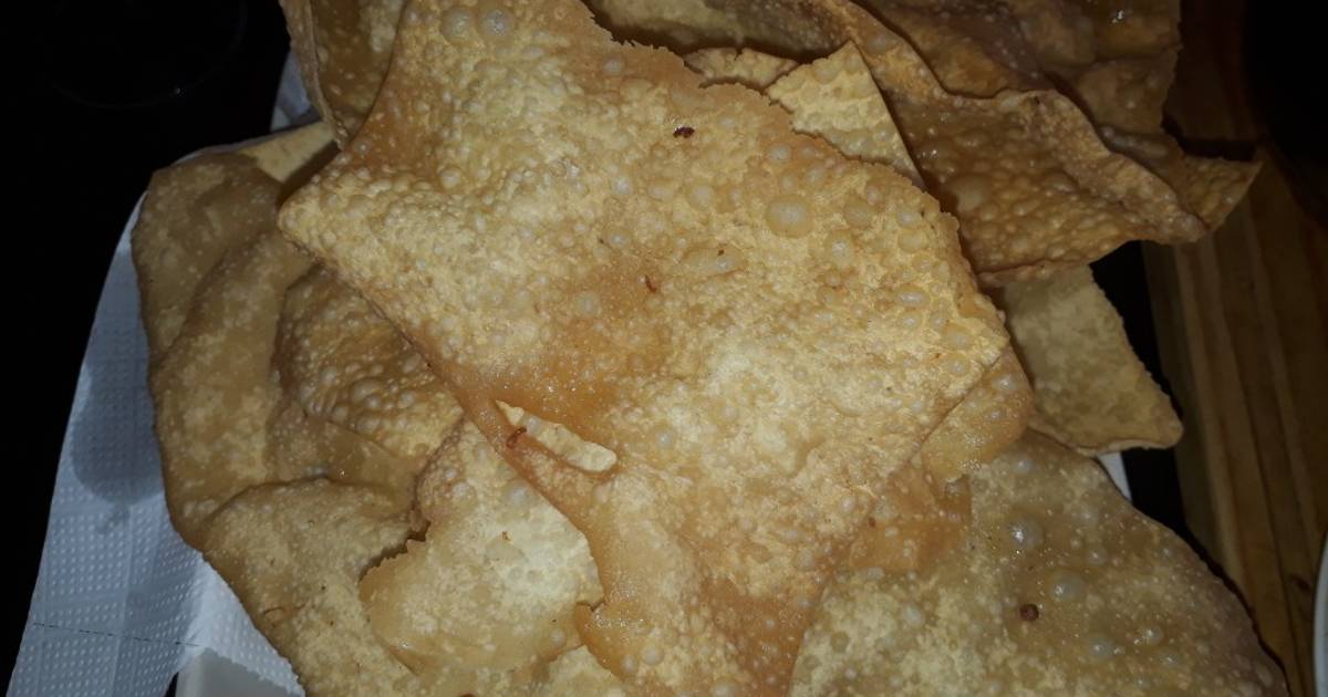 Wantán frito Receta de Marllory Kris Olguin Reyes- Cookpad