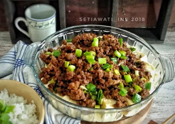 Resep Tim tahu daging cincang oleh Ine Setiawati - Cookpad