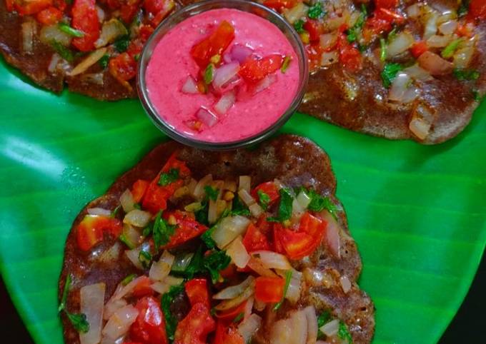 Ragi uttapam Recipe by Suchitra S(Radhika S) - Cookpad