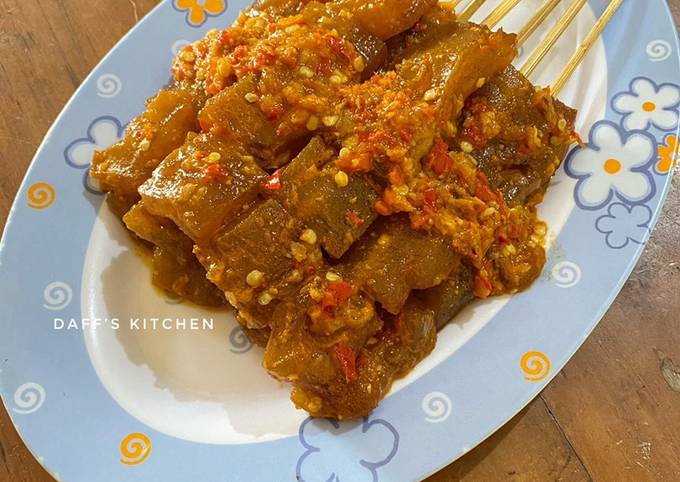 Resep Sate Cecek Pedas🍢 oleh Anggela Ayik - Cookpad