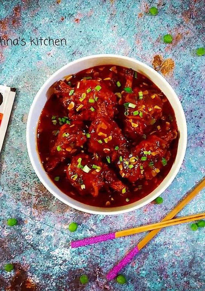 Schezwan Chicken Lollipops (Gravy) Recipe by Sudeshna Rajib Das - Cookpad