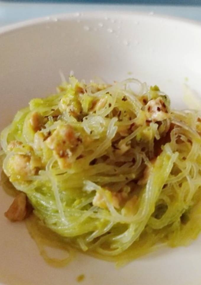 Resep Bihun ayam saus alpukat mpasi oleh Yuana Setiyawati - Cookpad