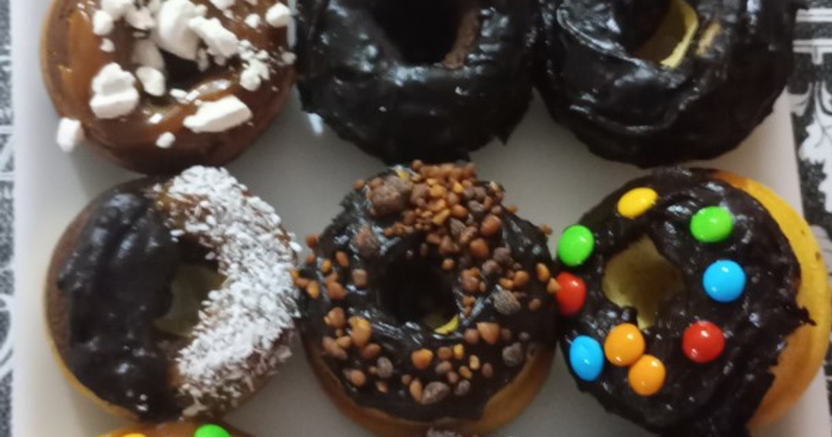 Mini Donas De 7 Cm Bandeja Mixta Receta de Daniela - Cookpad