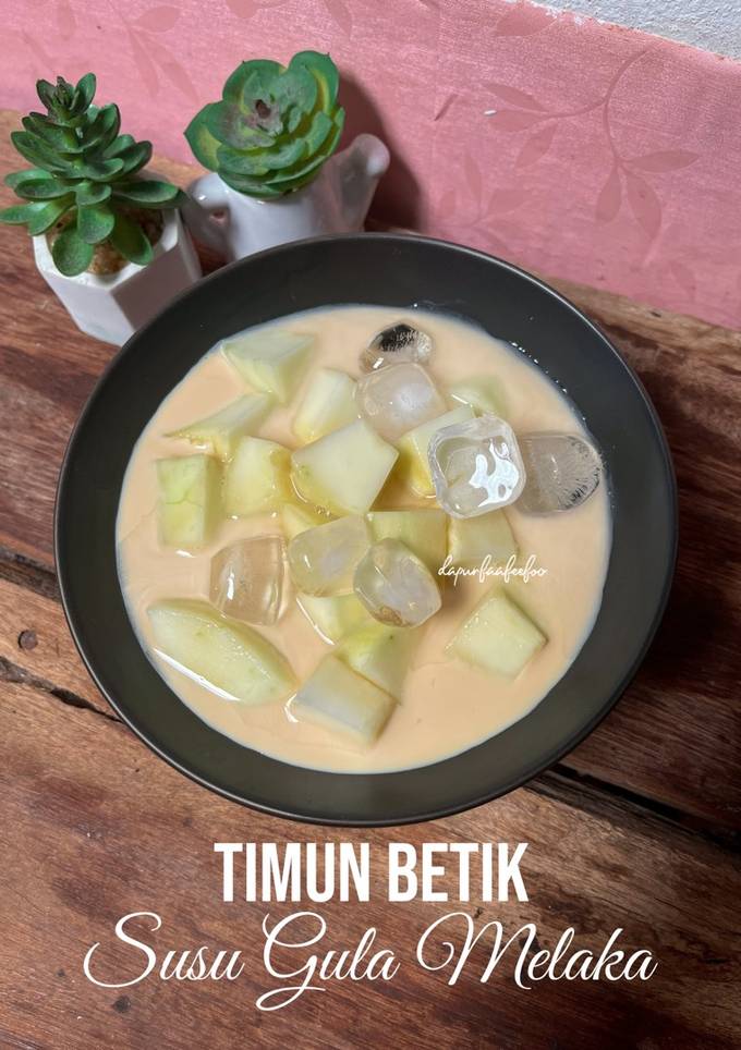 Resipi Timun Betik Susu Gula Melaka oleh Kakak Faa - Cookpad