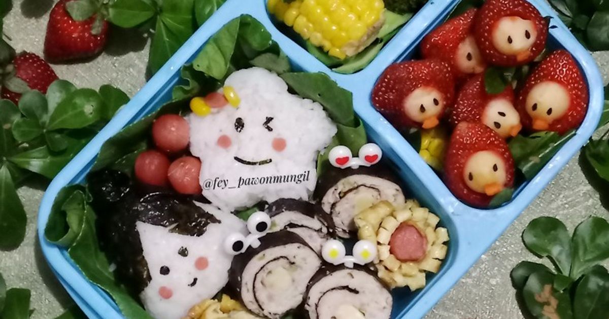 Resep spaghetti bento box rumahan enak dan mudah - Cookpad
