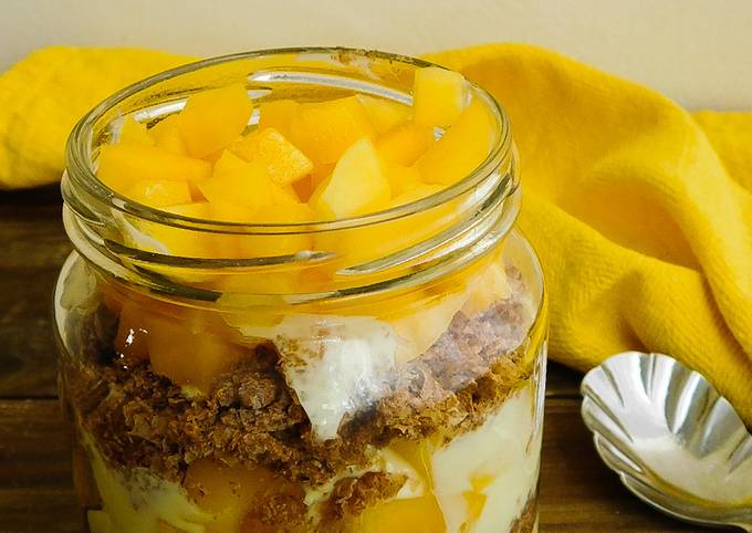 Mango Breakfast Parfait Recipe by Eunyaki Craft - Cookpad