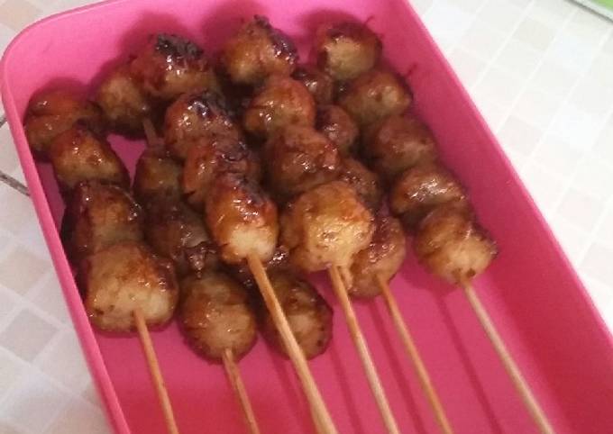 Resep Sate bakso ikan oleh Yuninda Asih Wilangsari - Cookpad