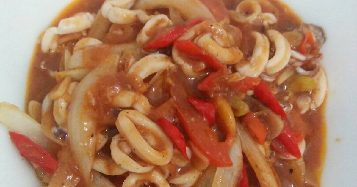 1.013 resep cumi-cumi saos padang enak dan sederhana - Cookpad