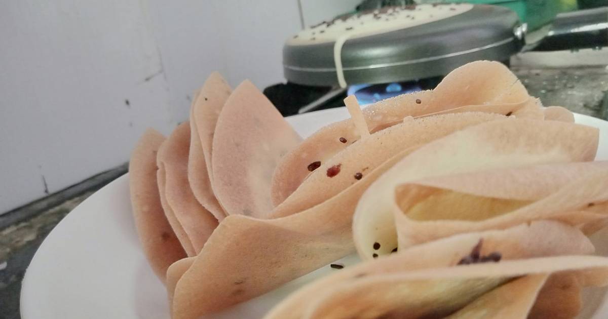 Resep Crepes wajan kwalik (takaran sendok) oleh Dapur Anak Kos - Cookpad