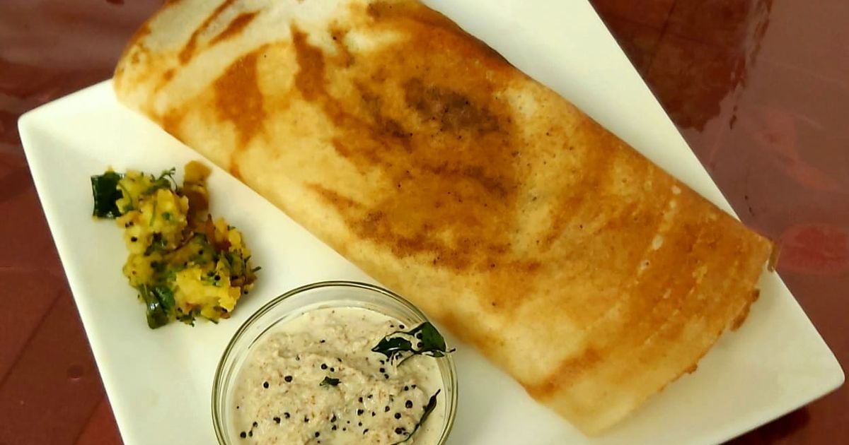 Masala Dosa With Peanut Chutney Recipe by Vidita Bhatia - Cookpad