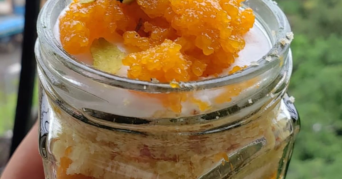 मोतीचुर केक जार (Mootichoor Cake Jar Recipe In Marathi) रेसिपी Bhakti ...