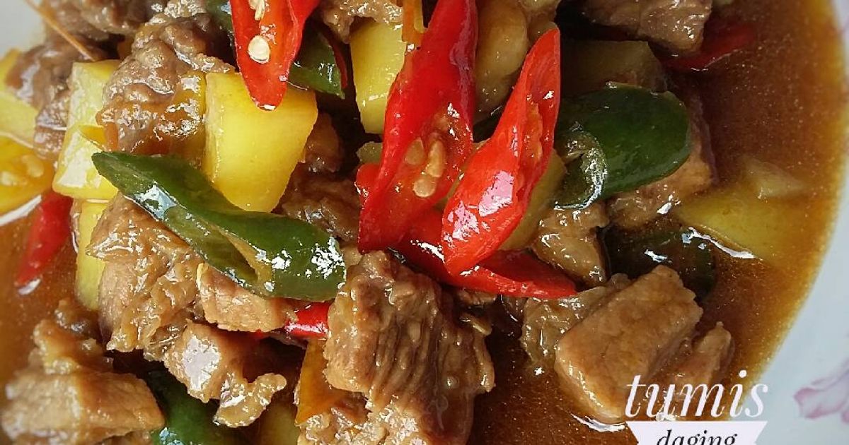 Resep daging sapi asem manis rumahan enak dan mudah - Cookpad