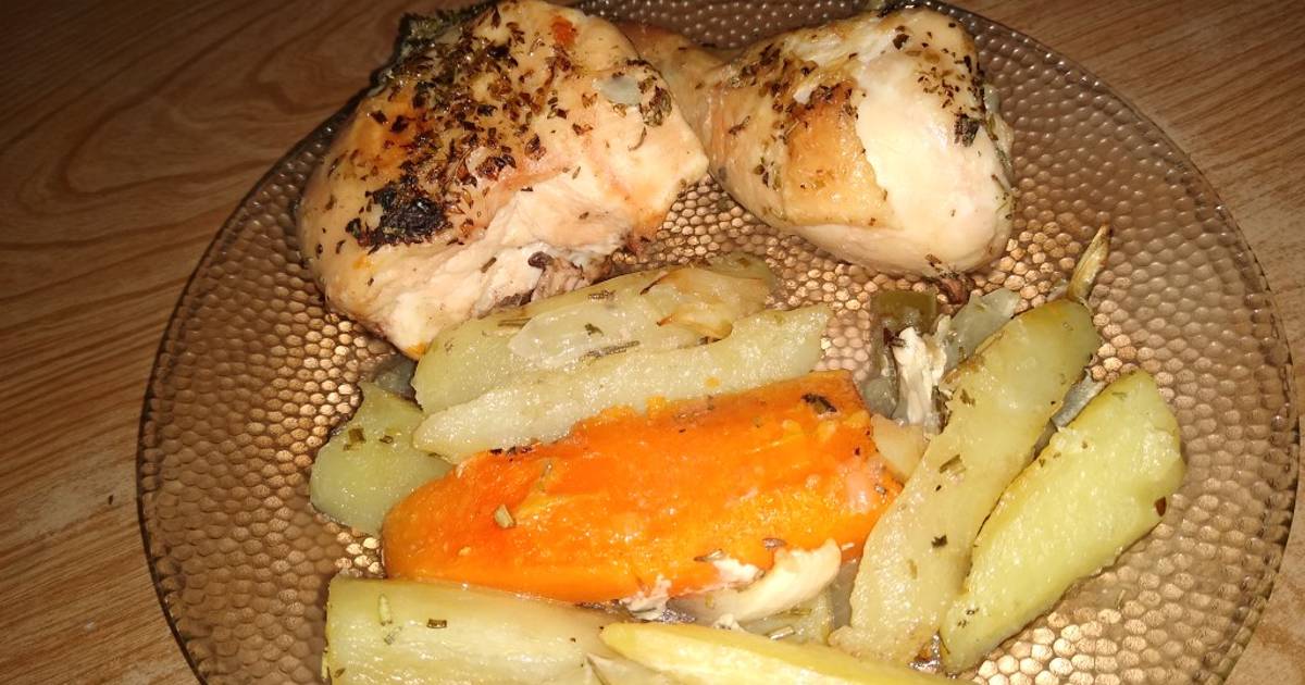 Pollo trozado al horno - 88 recetas caseras- Cookpad