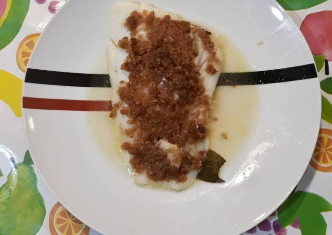 Filete de fletan con virutas jamón a la papillote Receta de jluiscaro63 ...