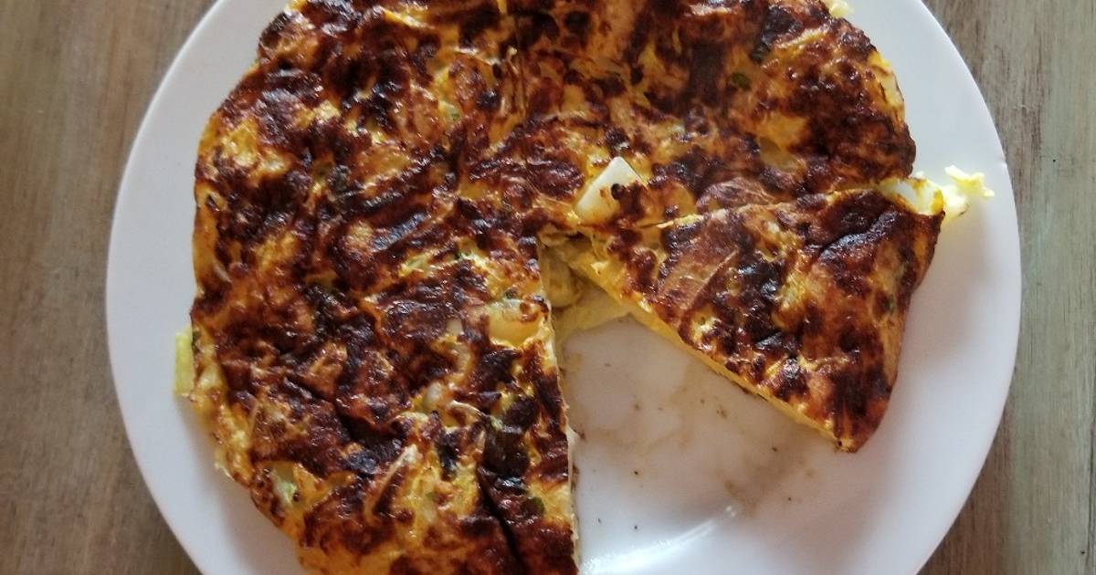 Tortilla de repollo - 77 recetas caseras- Cookpad