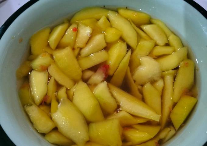 Resep Gohu mangga telor oleh kristi igir - Cookpad