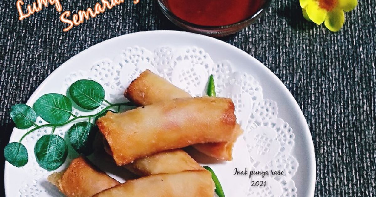 Resep lumpia semarang daging sayur rumahan enak dan mudah - Cookpad