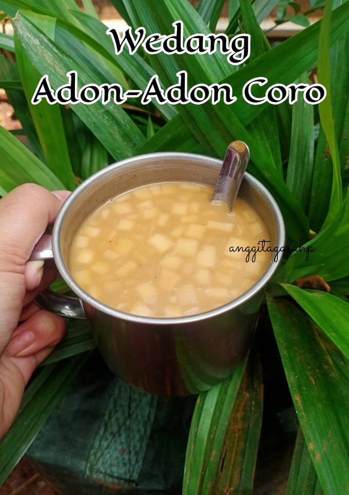 Resep Wedang Adon-Adon Coro Simple oleh Anggita Galuh - Cookpad