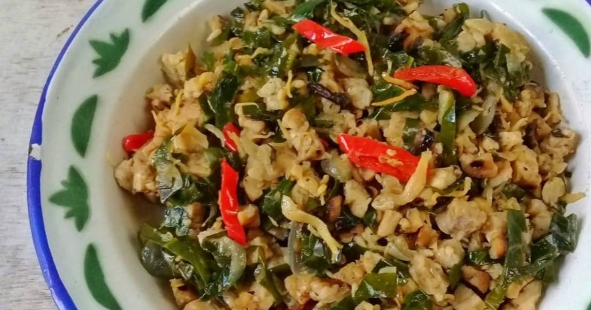 Resep Tumis Tempe Daun Melinjo Oleh Heni Nur Cookpad