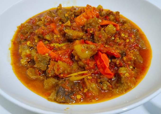 Resep Oseng mercon daging sapi + tetelan oleh Kiki_Nomuyepo - Cookpad