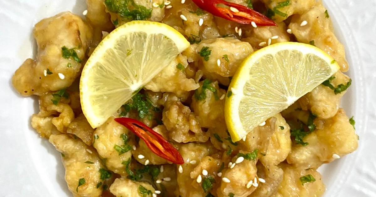 Resep Ayam Saus Lemon oleh yashella tirana - Cookpad
