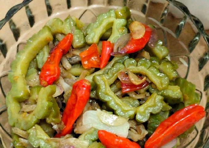 Resep Tumis pare teri oleh 🌸Listya 🌸 - Cookpad