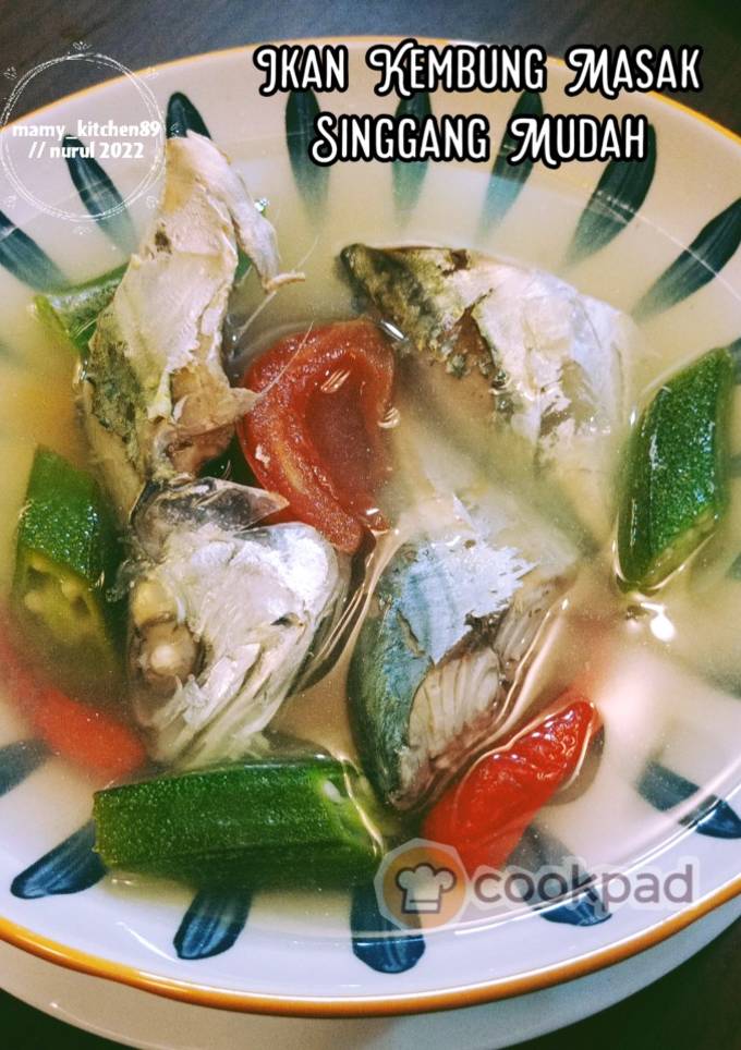 Resipi Ikan Kembung Singgang Mudah oleh mamy_kitchen89 - Cookpad