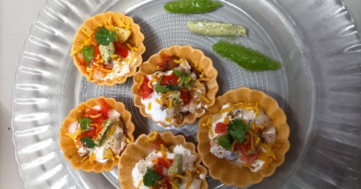 Chaat Basket Recipe by Dream Thakrar - Cookpad