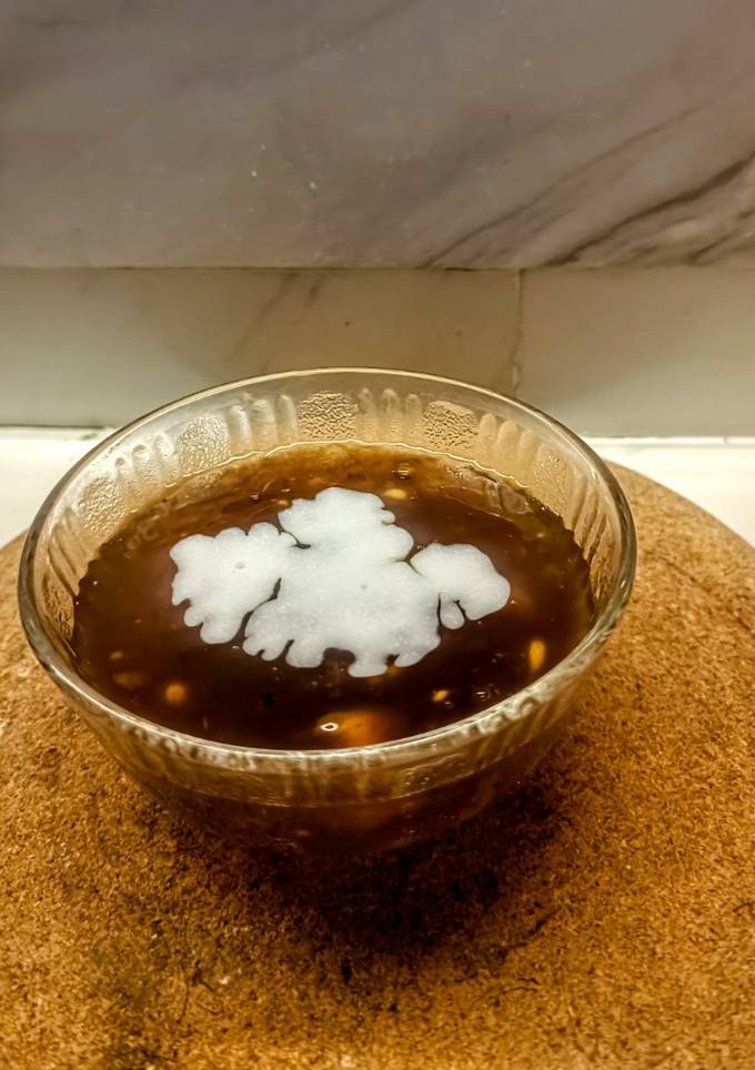Resep 102. Bubur Sruntul / Sagu Gula Jawa oleh Hani Mulia - Cookpad