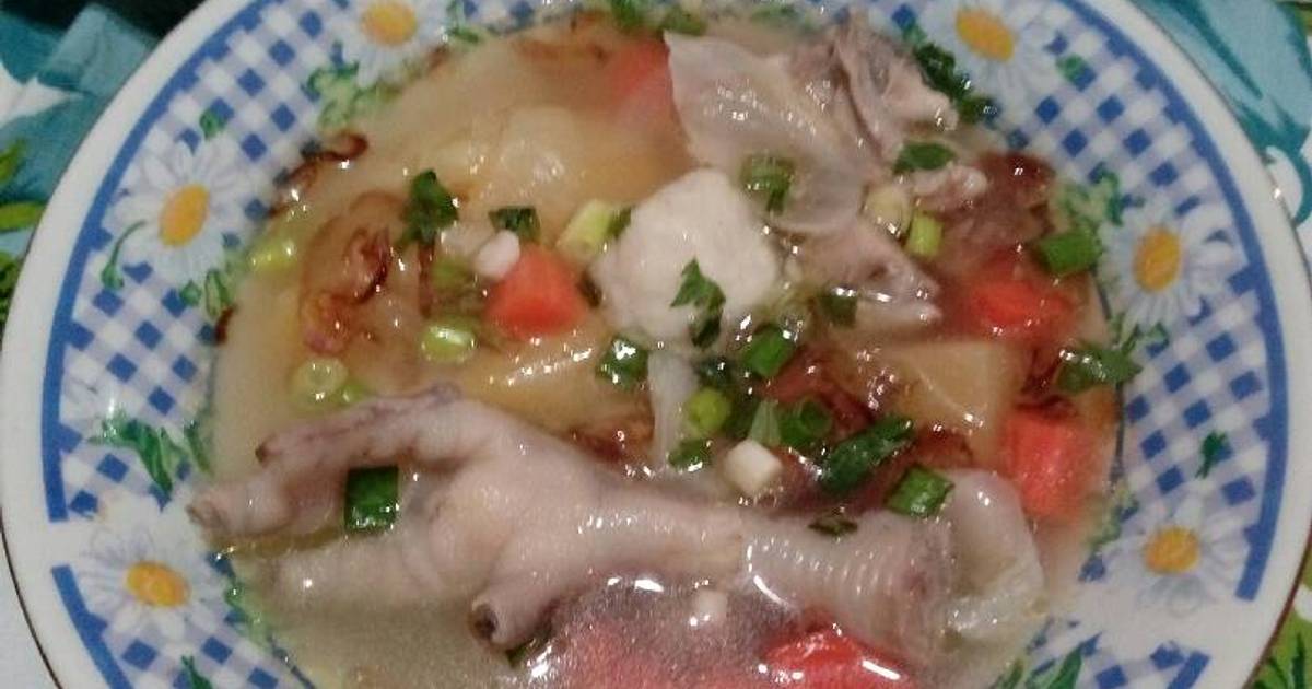 Resep Sup Ayam Ceker oleh DihyangIndi - Cookpad