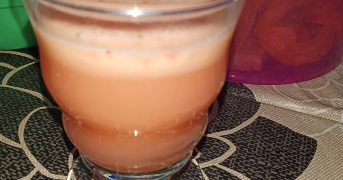 Resep Milkshake strawberry n jeruk... oleh Laras Chacti - Cookpad