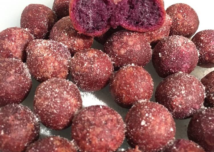 Resep Bola-bola Ubi Ungu oleh Ratna Sartika - Cookpad