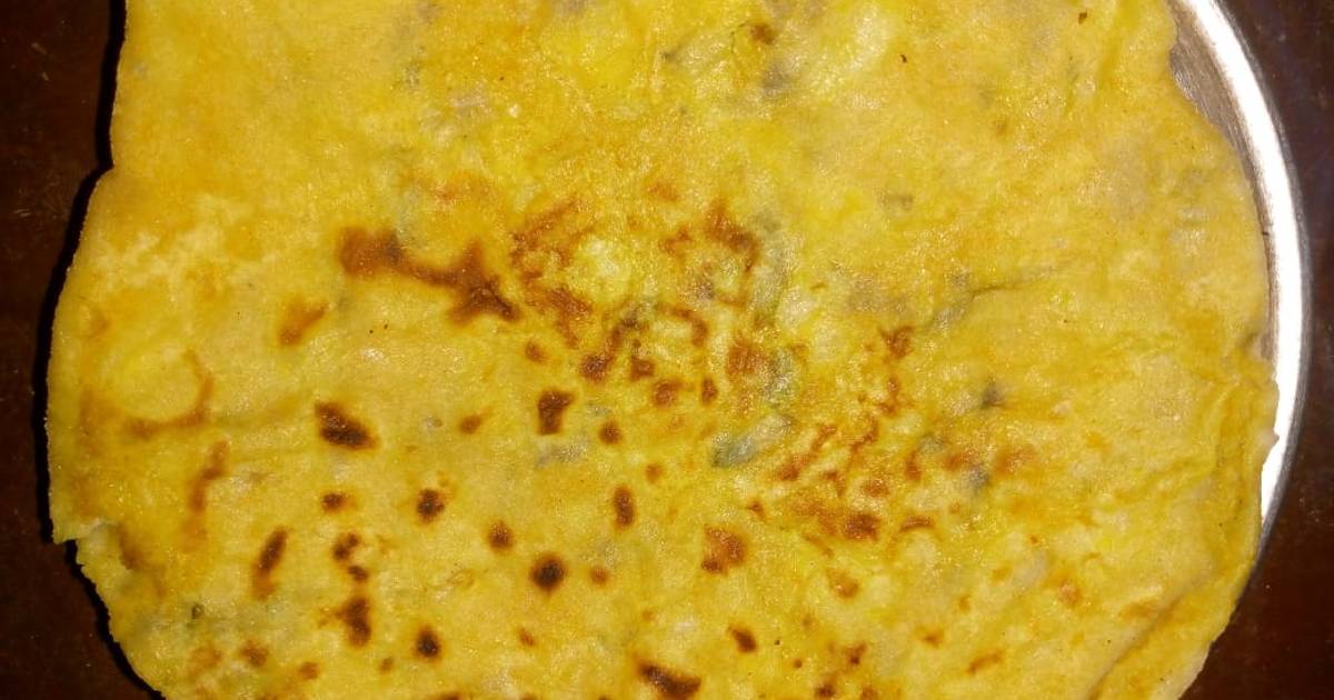 Besan pyaz paratha (gram flour/onion paratha) Recipe by Aditya Sharma ...
