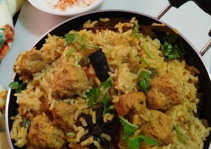 Soya chunks pulao Recipe by Nirupama Mohanty - Cookpad