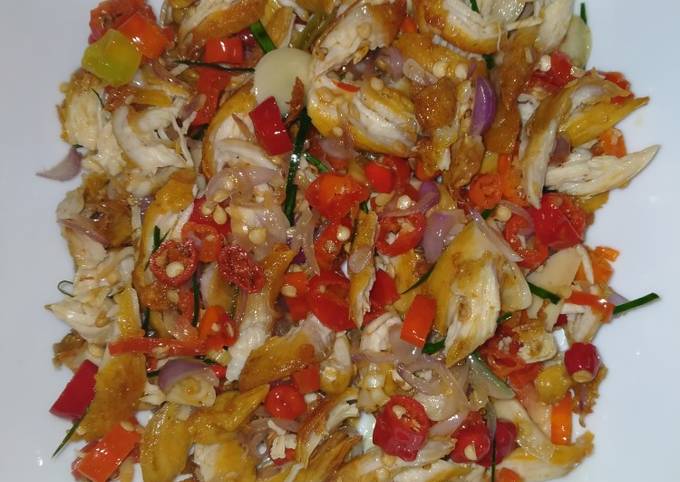 Resep Ayam Suir Sambal Matah Oleh Feriana Feriana Cookpad