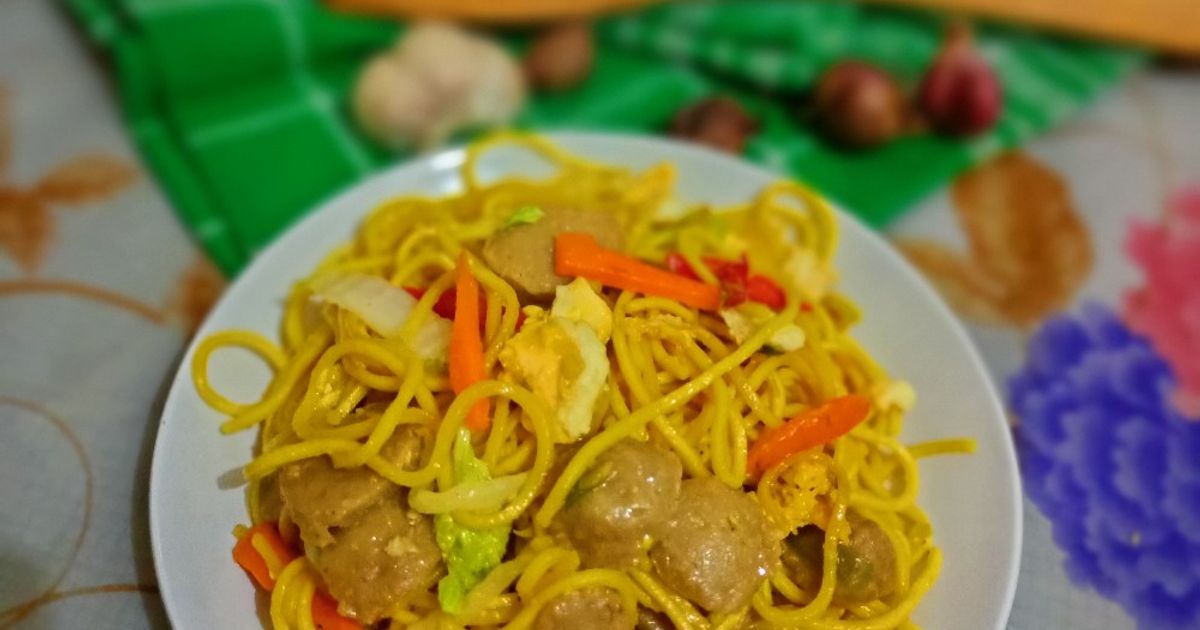Resep olahan mie keriting basah rumahan enak dan mudah - Cookpad