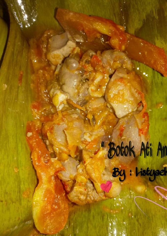 Resep Botok Ati Ampela simple & maknyus oleh listya Eka - Cookpad